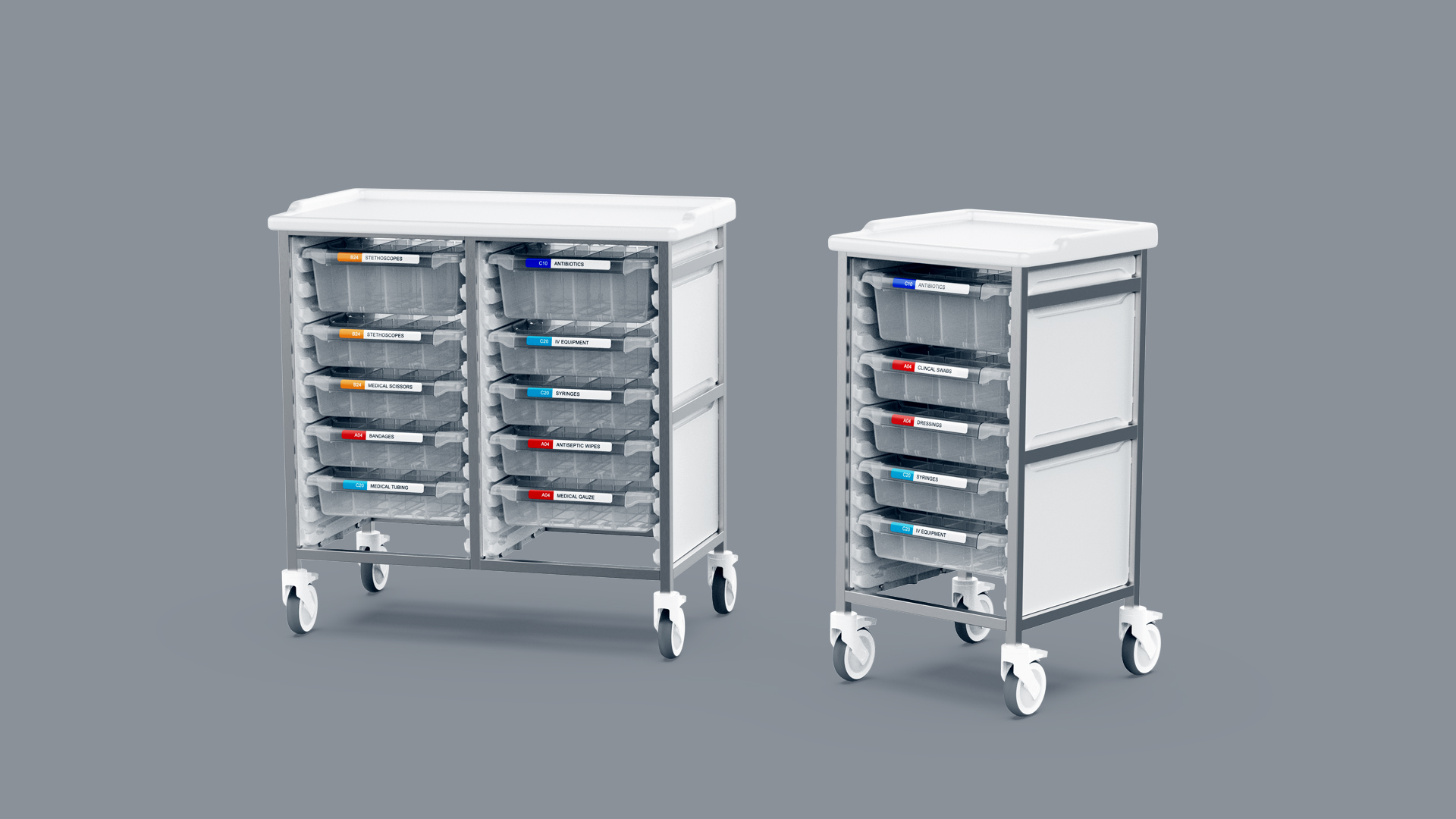 Hospital Care Tray Trolley | FSW Design Limited